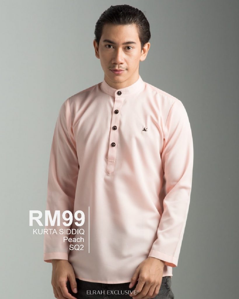KURTA SIDDIQ PEACH (2022) - Elrah Exclusive