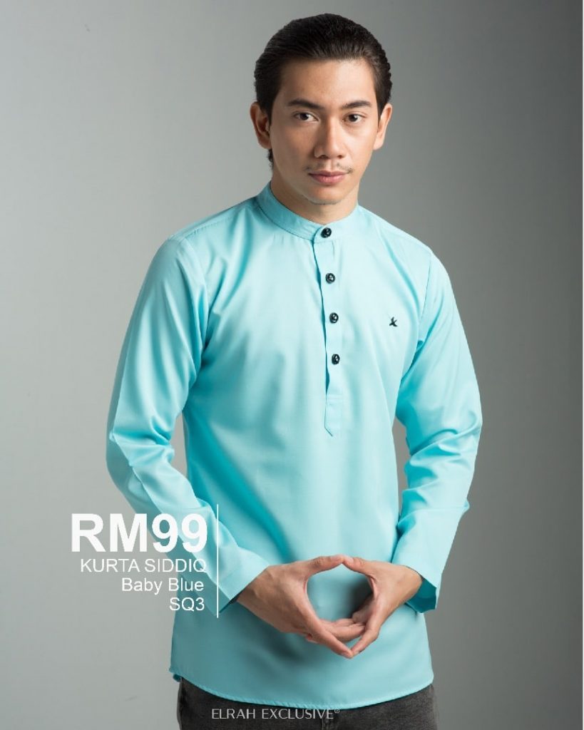 KURTA SIDDIQ BABY BLUE (2022) – Elrah Exclusive