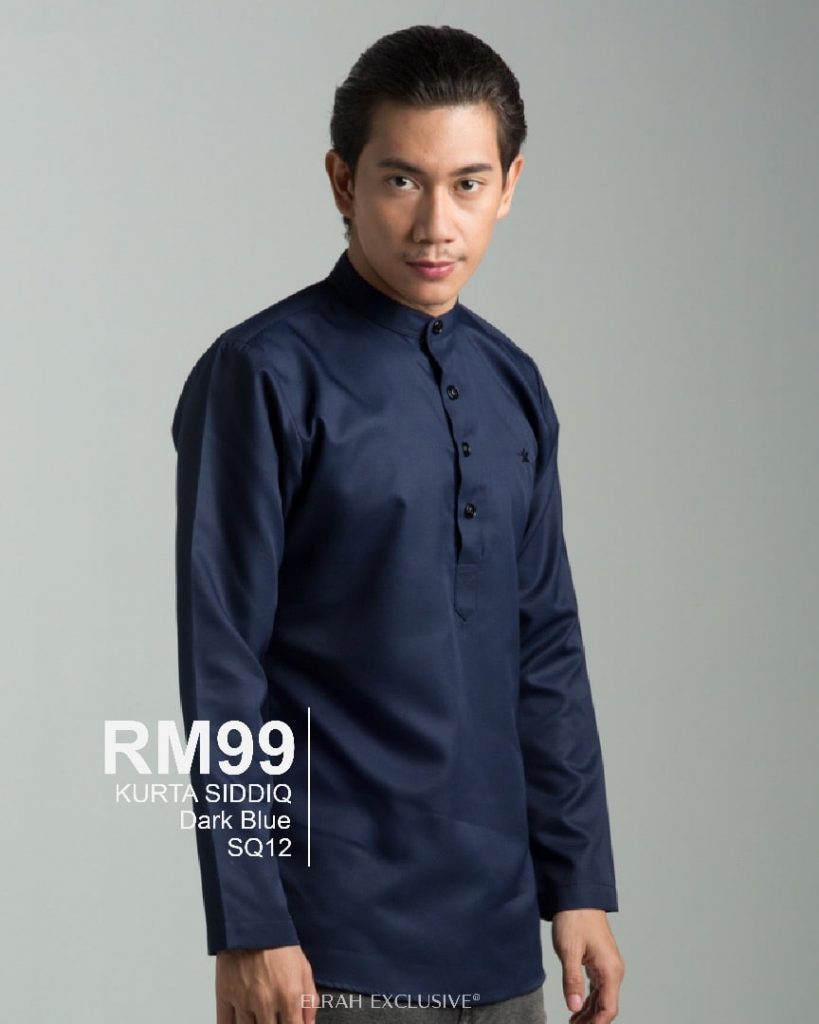 KURTA SIDDIQ DARK BLUE (2022) – Elrah Exclusive
