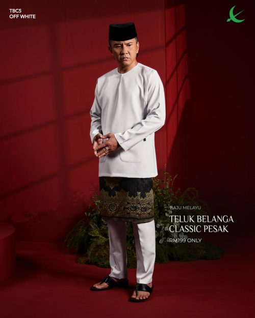 TELUK BELANGA CLASSIC PESAK OFF WHITE – Elrah Exclusive